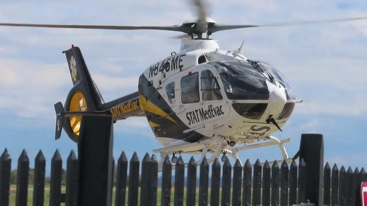 N845ME - STAT MedEvac 15 Landing