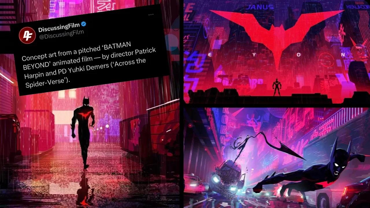 Batman Beyond Animated Movie Concept Art First Look From Across The ...
