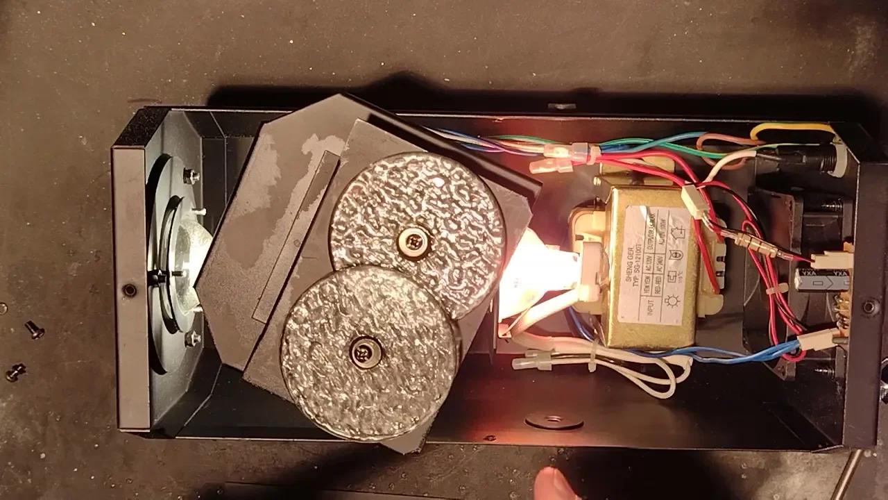 Inside a water-ripple projector