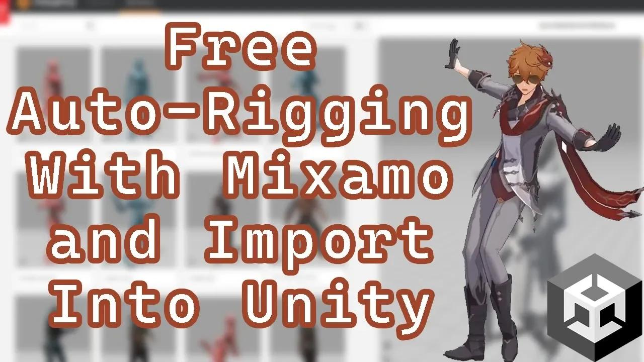 Rig and Animate Any 3D Character With Mixamo For Free and Import Into Unity