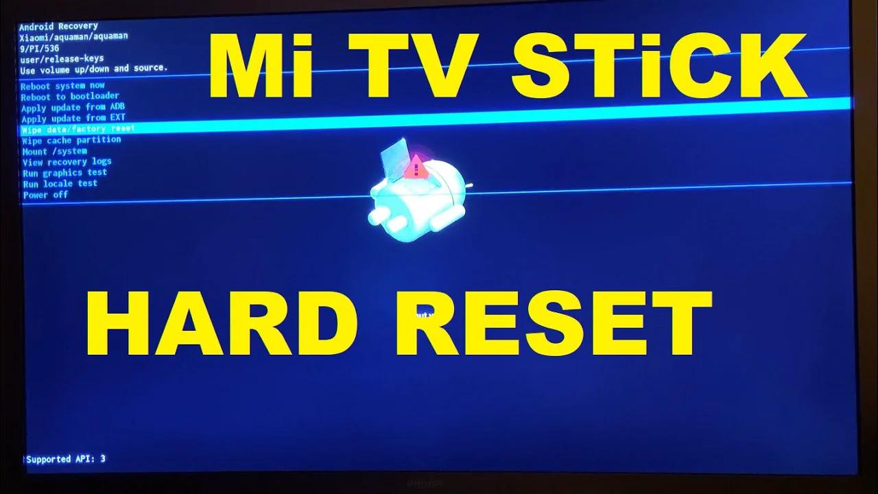 MI TV STICK HARD RESET VE KURULUM (Mi Tv Stick Format)
