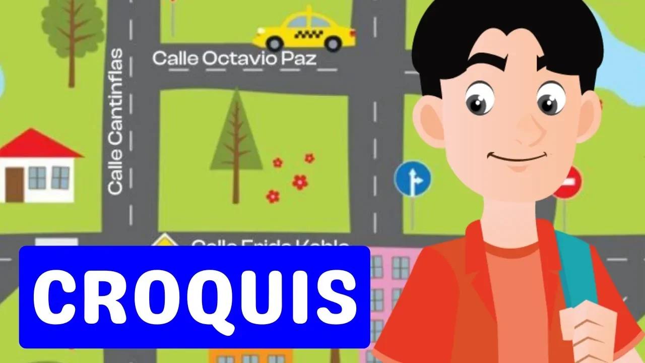 ¿Qué es un CROQUIS? Elementos, para qué sirve, tipos, ejemplos 🗺️