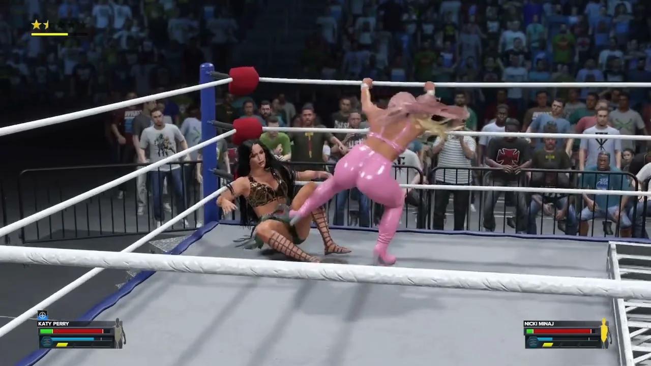 Katy Perry vs Nicki Minaj - Celebrity Deathmatch - WWE 2k23
