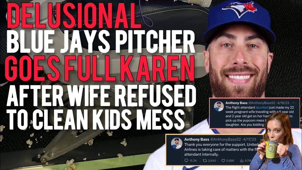 Blue Jays Pitcher Anthony Bass CRIES to United on Twitter! Lazy Wife ... Blue Jays Pitcher Anthony Bass CRIES to United on Twitter! Lazy Wife ...