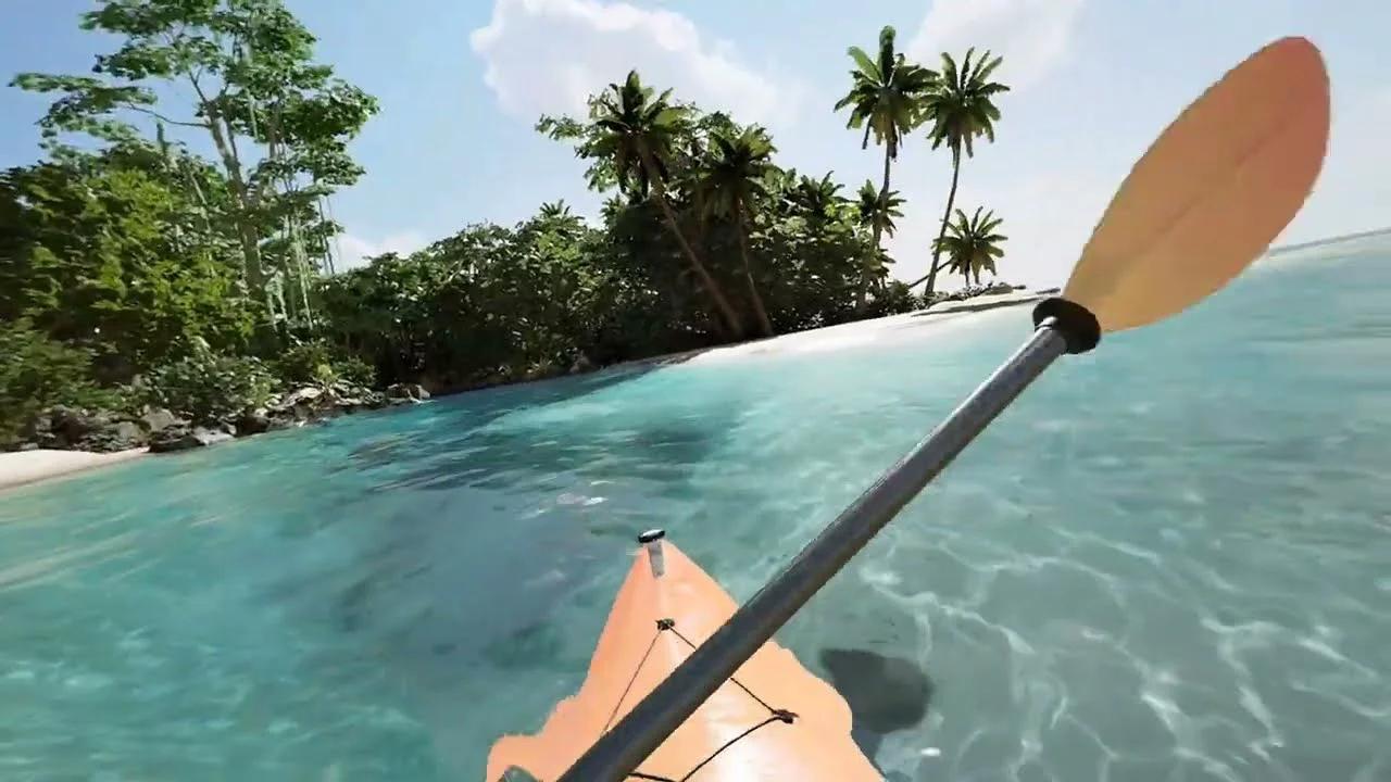 Kayak VR: Mirage - Testing my 3D printed paddle in this great VR game