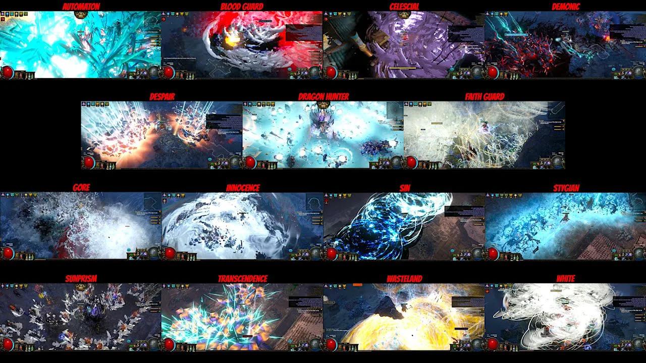 Mega AoE Herald of Ice MTX showcase - Path of Exile