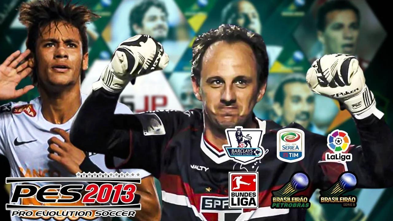 🔥 O MELHOR PATCH RETRO PARA PES 2013: Brasileirão A e B, uniformes ...