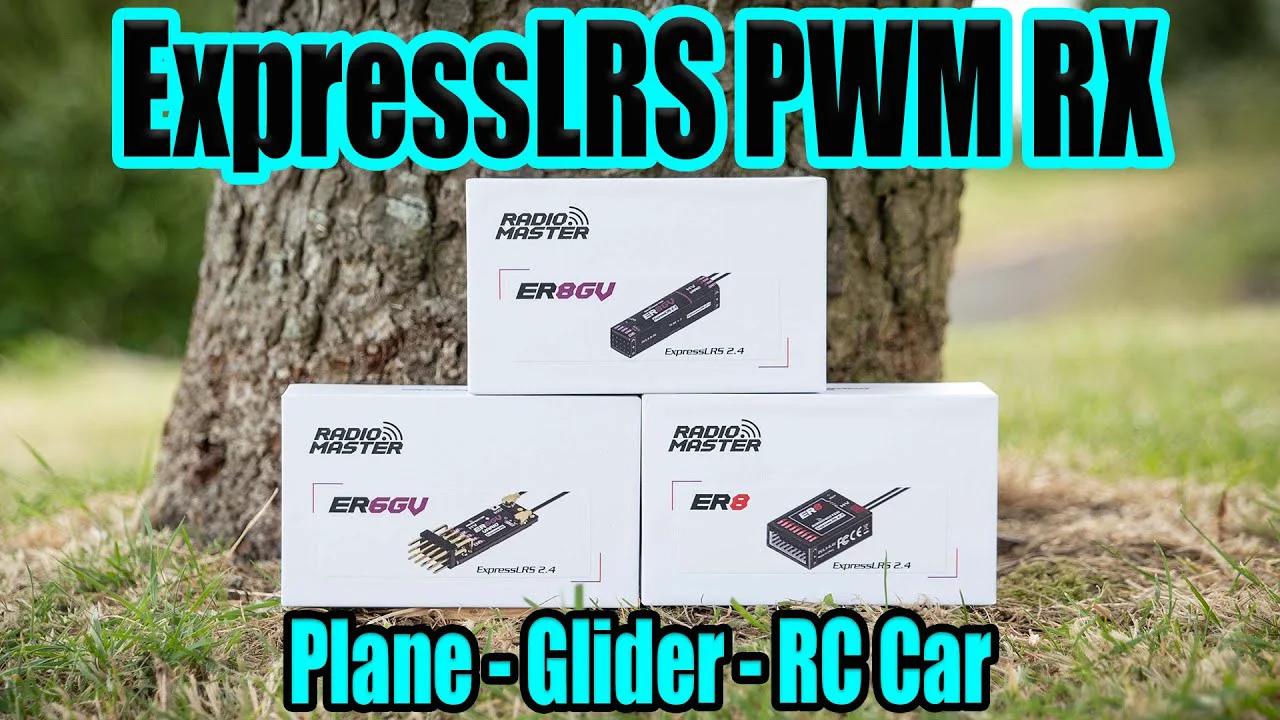 Radiomaster ExpressLRS ER Series PWM Receivers For Car, Glider or Plane