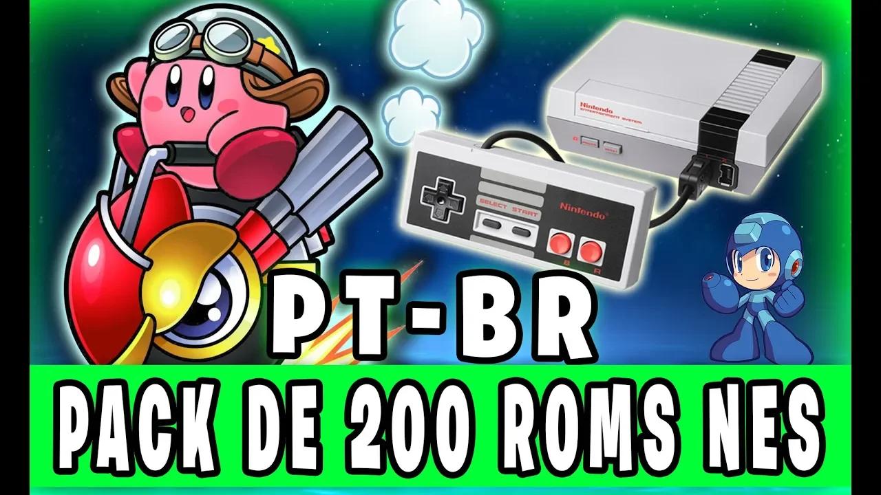 NES - NINTENDINHO - PACK DE 200 ROMS PT BR