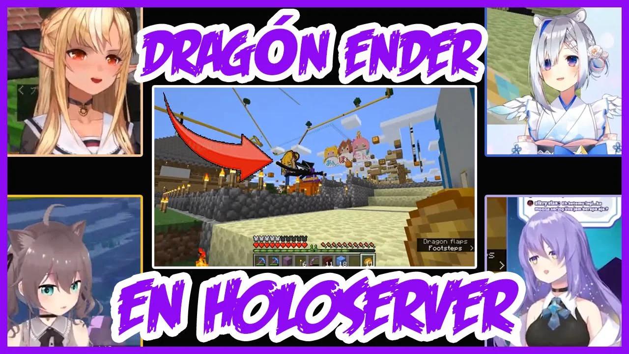 APARECE ENDER DRAGON EN HOLO SERVER【Hololive】- Sub Español