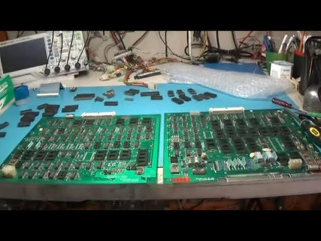 1982 Bally Midway Bosconian PCB Repair - 3-8-2024