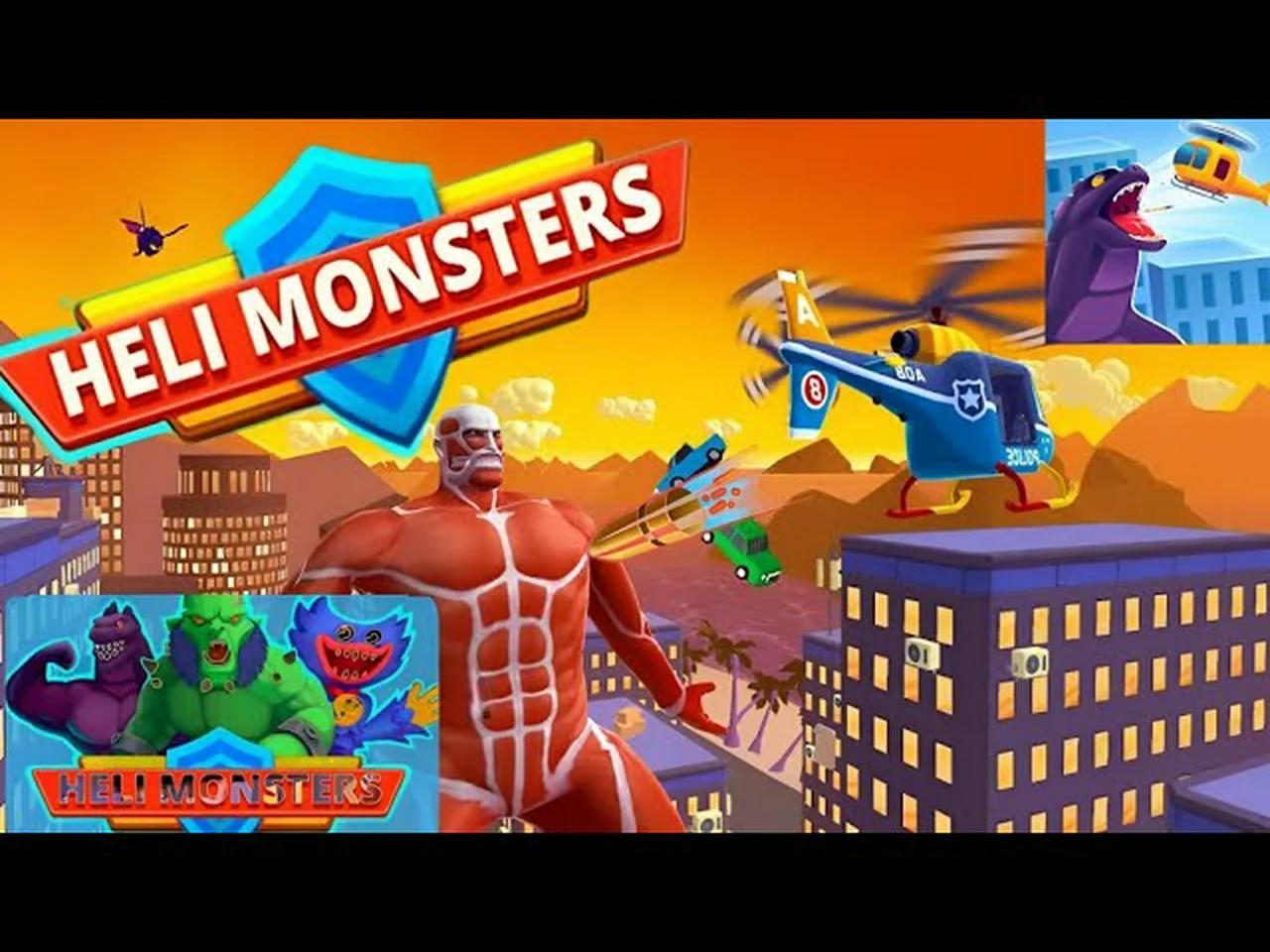 "Heli Monsters:Can You Beat ALL 10 Levels?!Level 31 Walkthrough (iOS ...