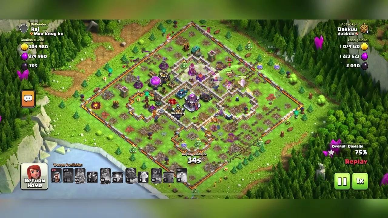 Epic Wizard Attack: Over 1 Million Loot Grab! 🧙💰🔥 | Clash of Clans # ...