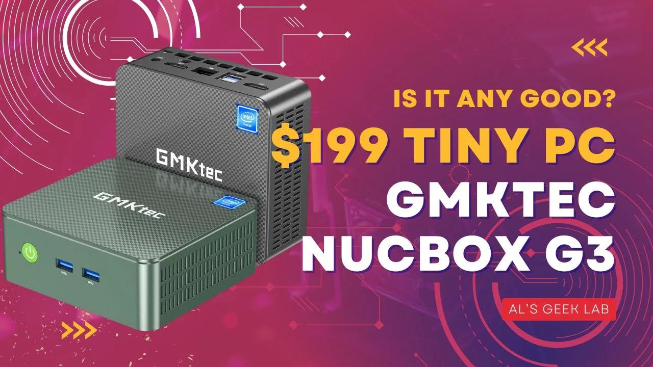 The cheapest small desktop PC: The GMKtek Nucbox G3 N100