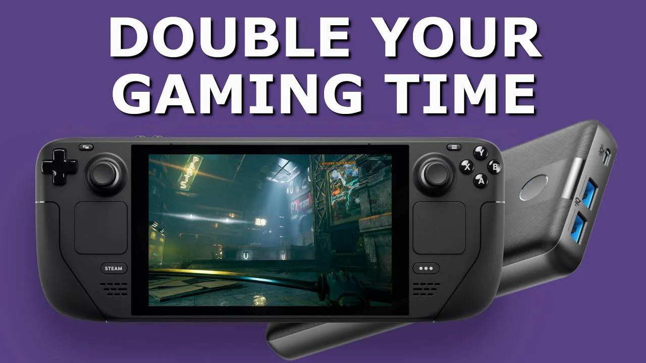 Double your Steam Deck Gaming Time - Anker Powercore III Power Bank Review