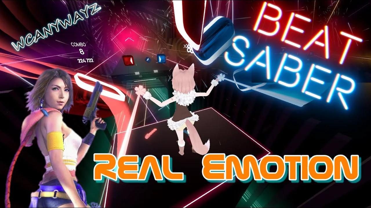 Real Emotion (English Version) | Beat Saber | - Expert - Avatar - Full ...