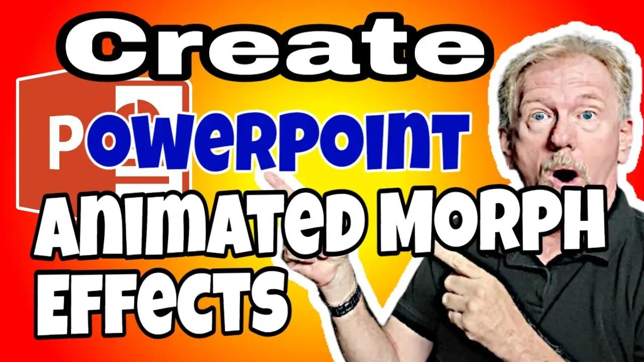 How to Create An Animated Morph Transitions Effect In PowerPoint