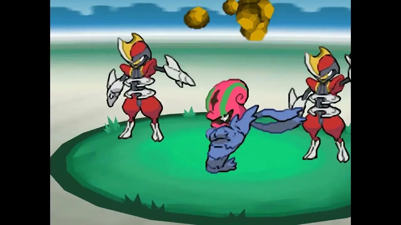 Pokémon Black Version 2 (Korean) - Shadow Triad Battle #3