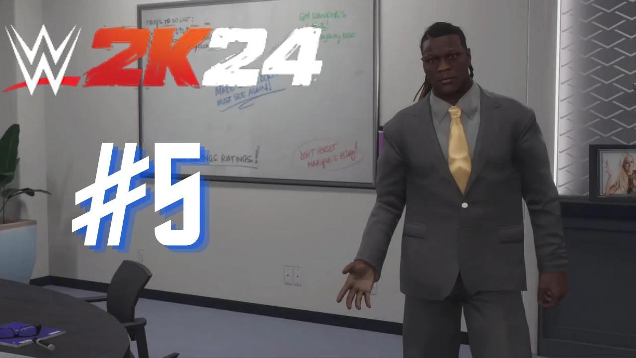 WWE 2K24 - MyRise: Undisputed - R-Truth as General Manager (Part 5)