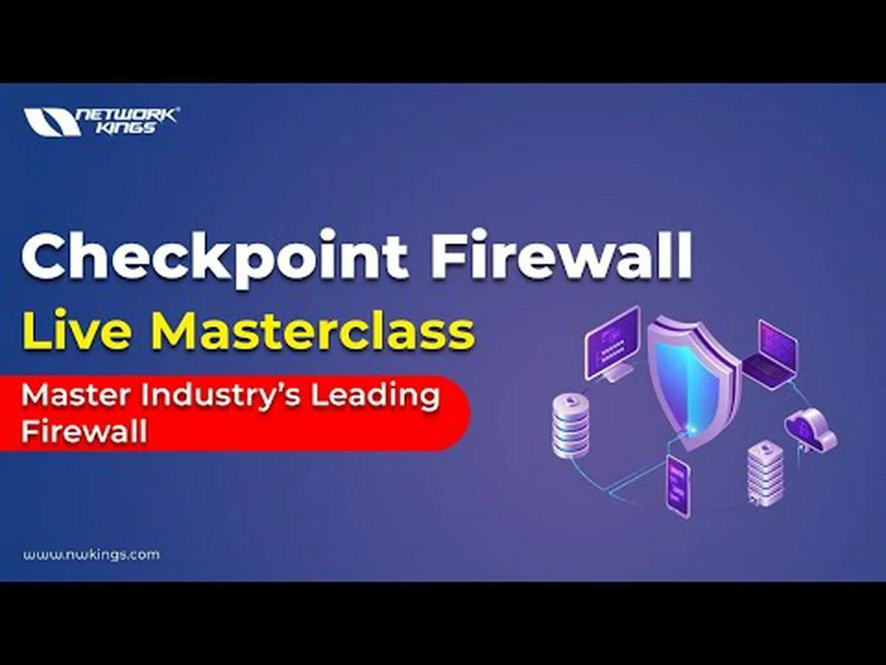 Checkpoint Firewall Live Masterclass | Learn From Firewall Engineer