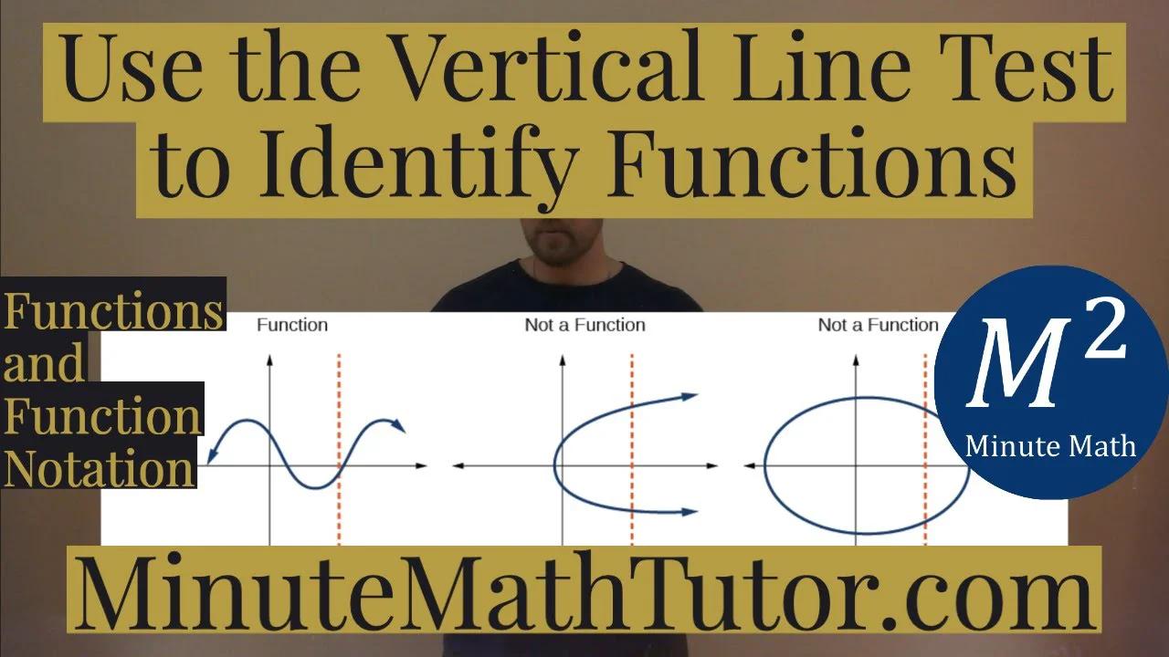 Use the Vertical Line Test to Identify Functions | College Algebra