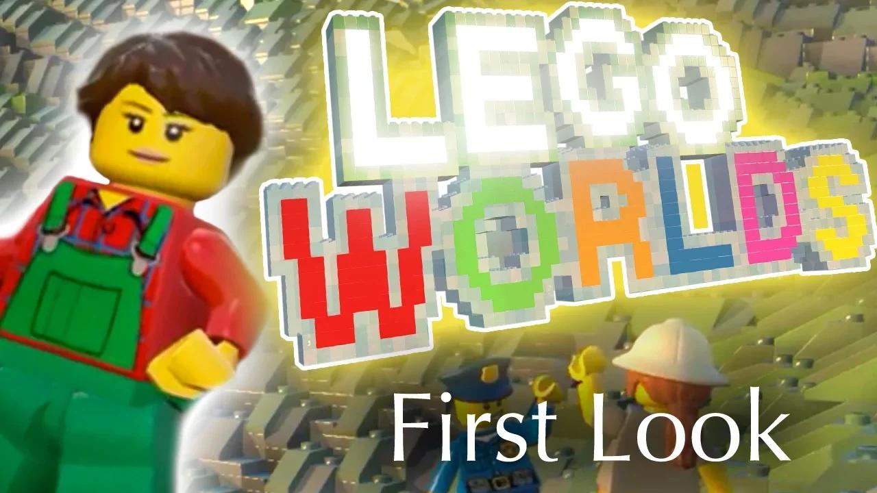 LEGO® Worlds! (The New Minecraft?) First Look at Building Mechanics ...