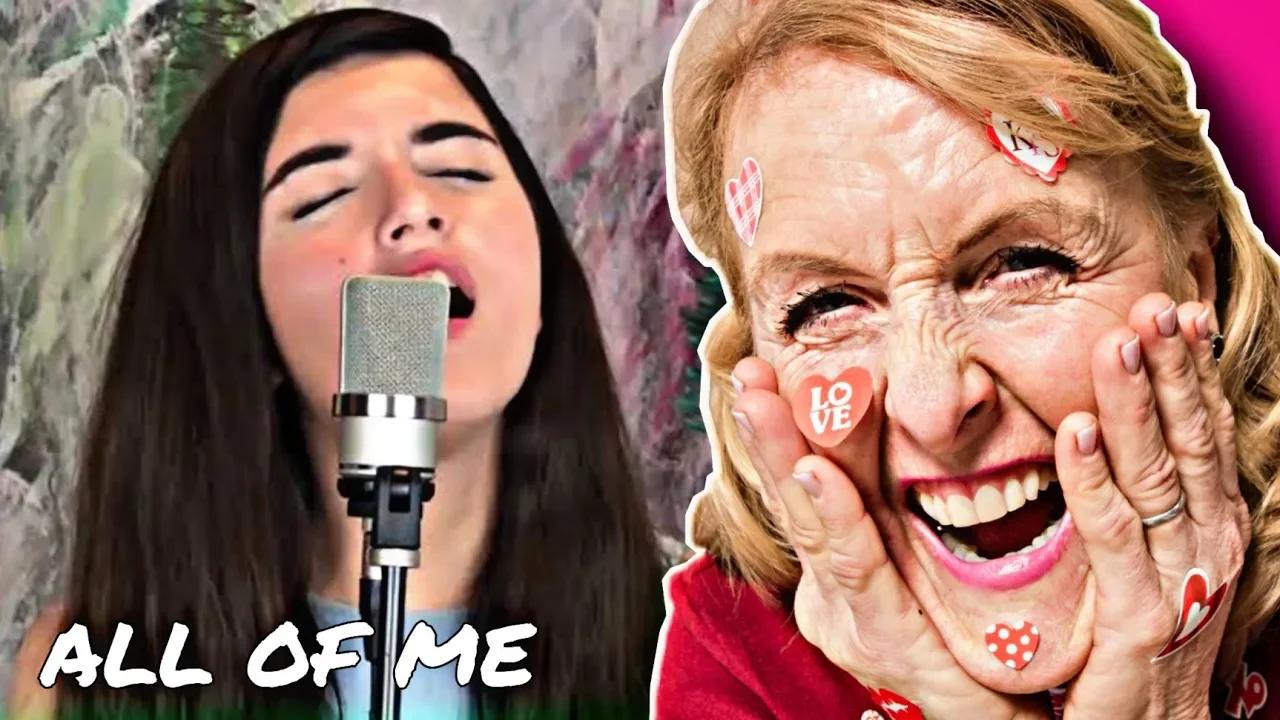 Angelina Jordan - All Of Me - Reactors Reactions Compilations 2021.