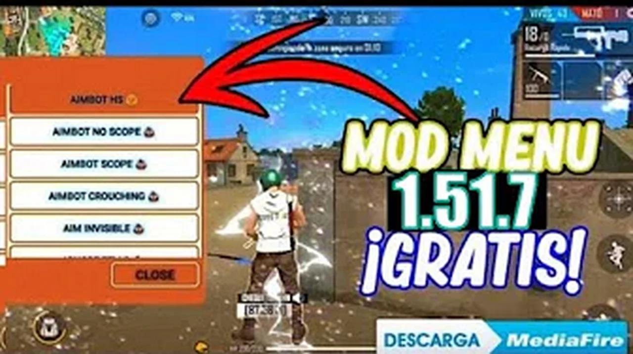 Nuevo Mod Menu Gratis 1.51.7 / Antiban / Headshot / Aimbot Agosto 2020