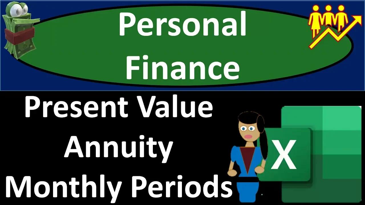 Present Value Annuity Monthly Periods 1222