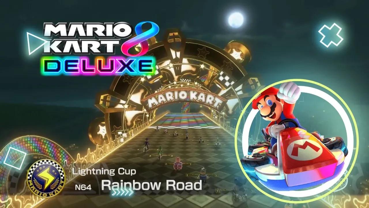 Mario Kart 8 Deluxe - Mario in Lightning Cup
