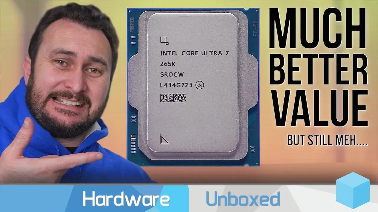 Intel Core Ultra 7 265K Review, vs. 7800X3D, 5800X3D, 14700K + More