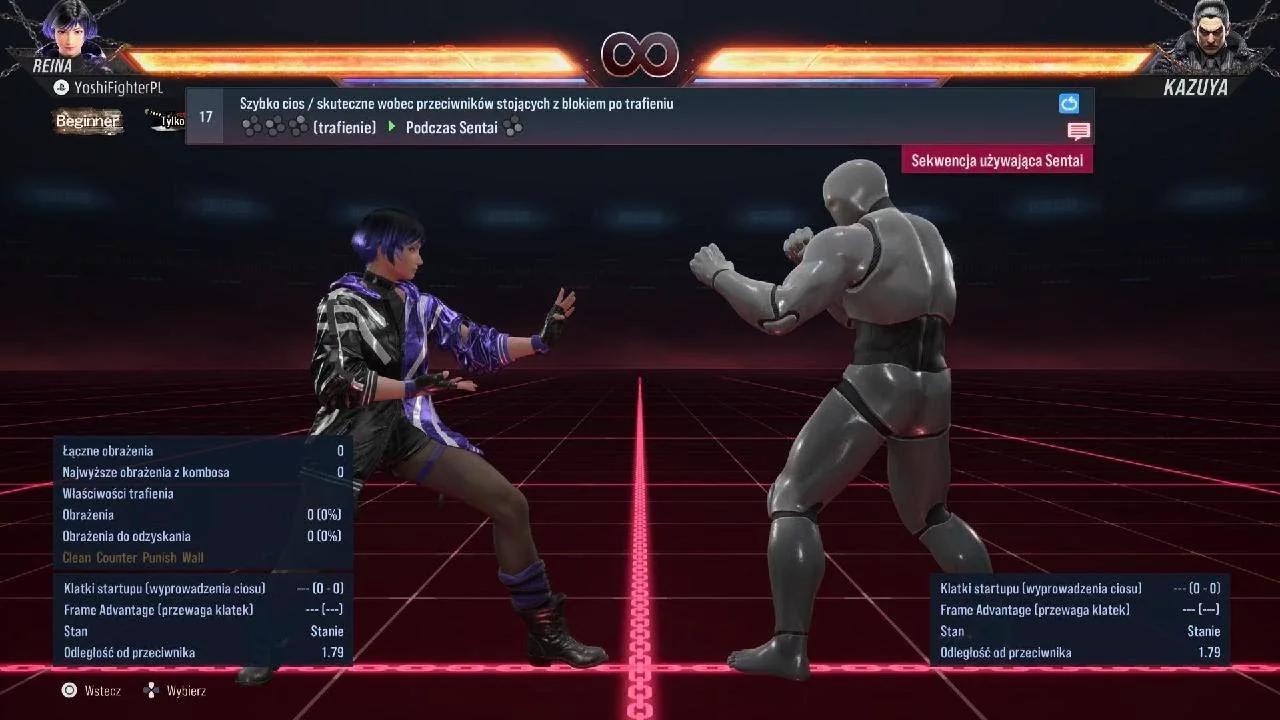 TEKKEN 8 - Reina - Lista ciosów i kombosy / Move List & Combos (Command ...