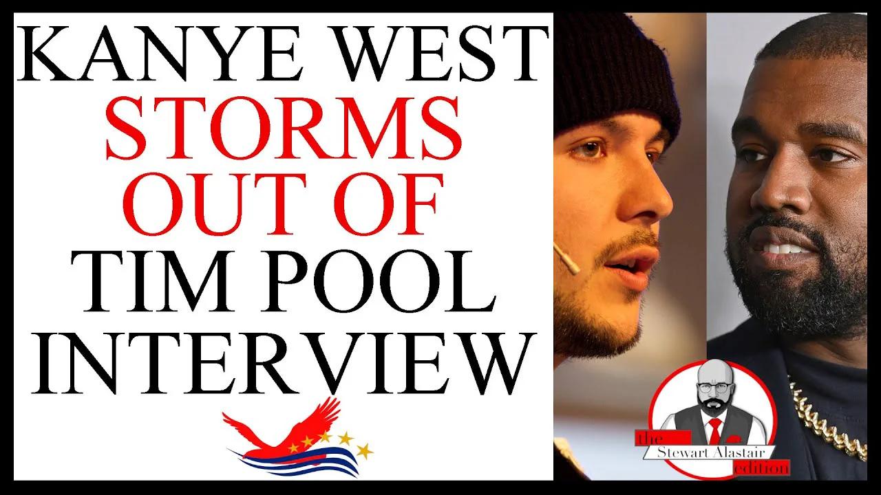 KANYE WEST STORMS OUT OF TIM POOL INTERVIEW | TSAE
