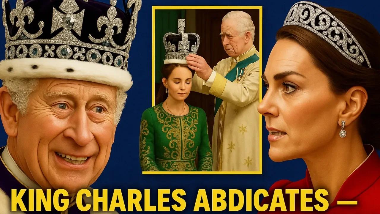 KING CHARLES ABDICATES — Catherine Secretly Crowned as Britain’s FIRST ...