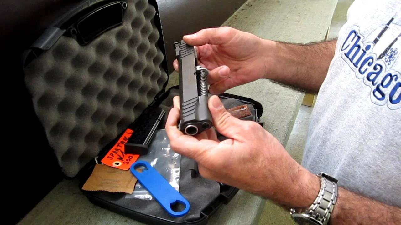 STI Spartan calibre .45 ACP : présentation, démontage (1ère partie)