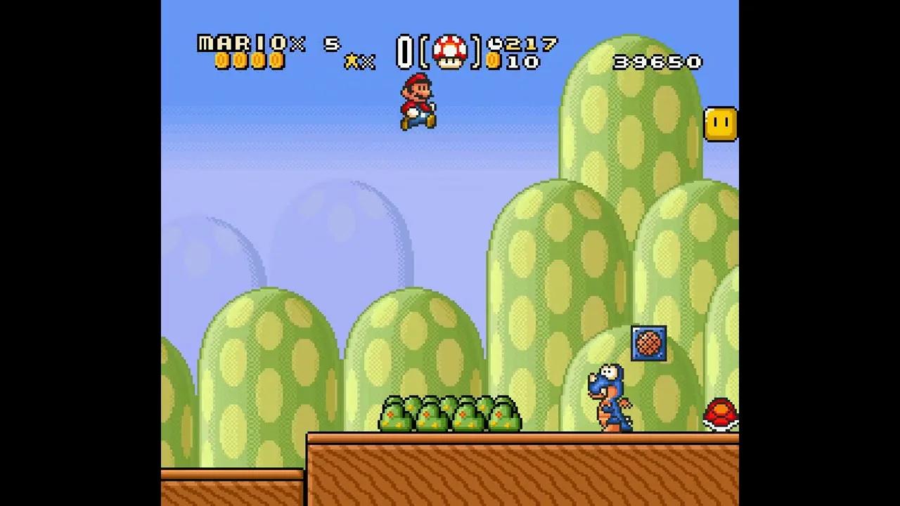 Super Mario World: Super Mario Bros. 3 Style Hack - Yoshi's Island 1