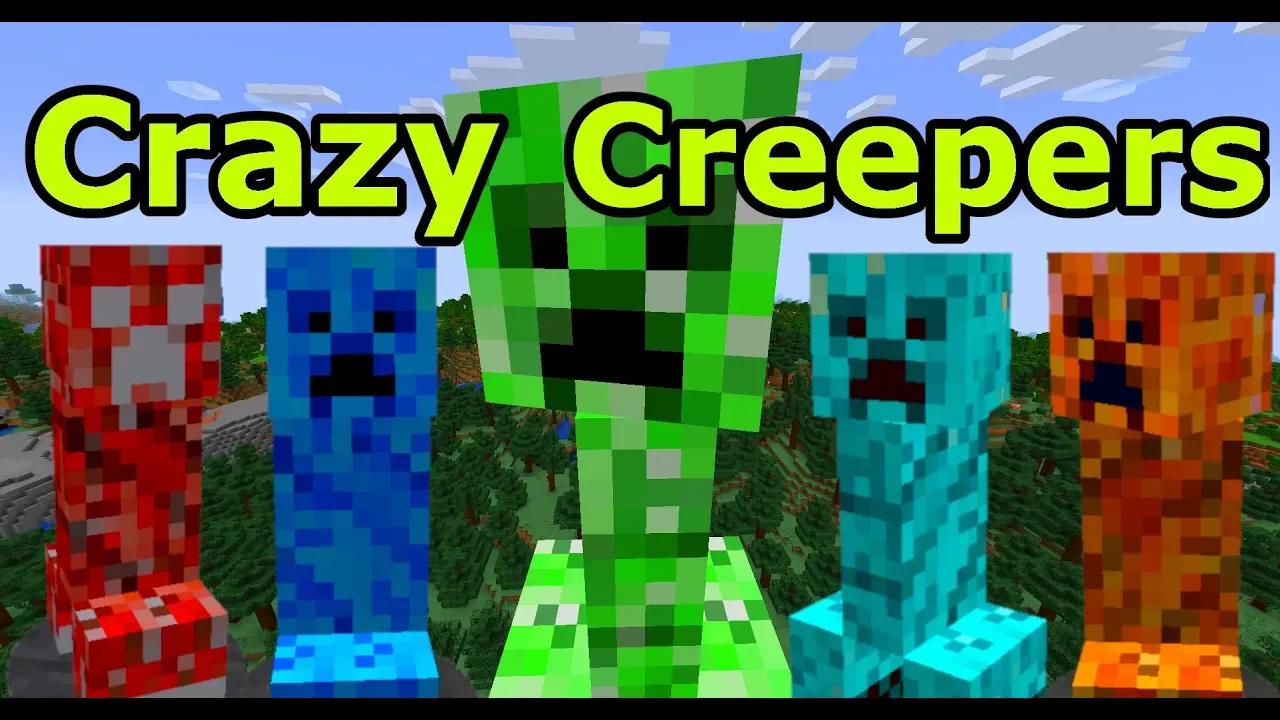 Crazy Creepers Minecraft Mod Showcase