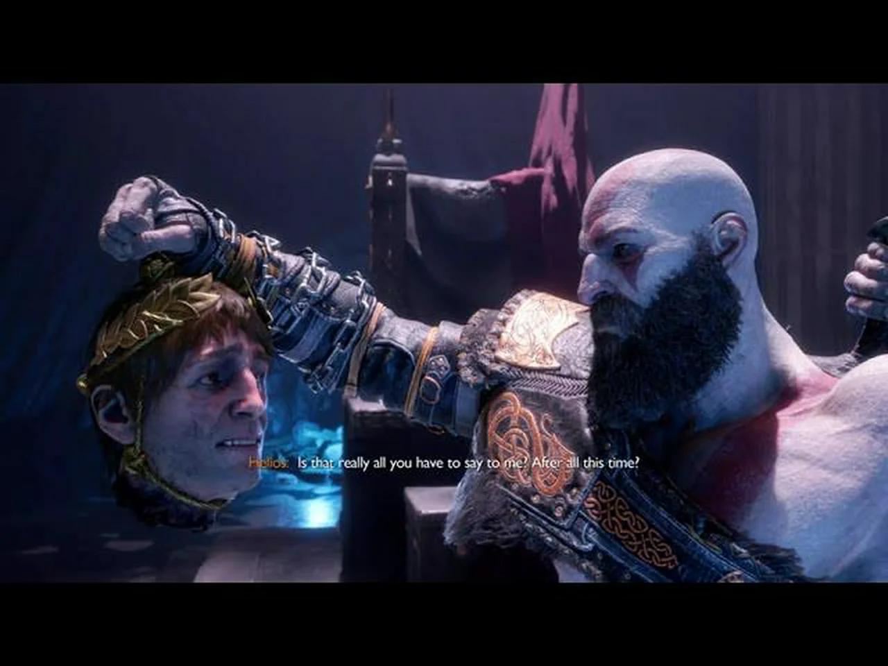 Kratos Meets Helios From Greece - God of War Ragnarok Valhalla DLC