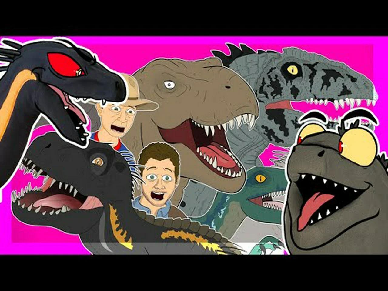 Godzilla & Indoraptor React To ♪ Entire JURASSIC WORLD THE MUSICAL ...