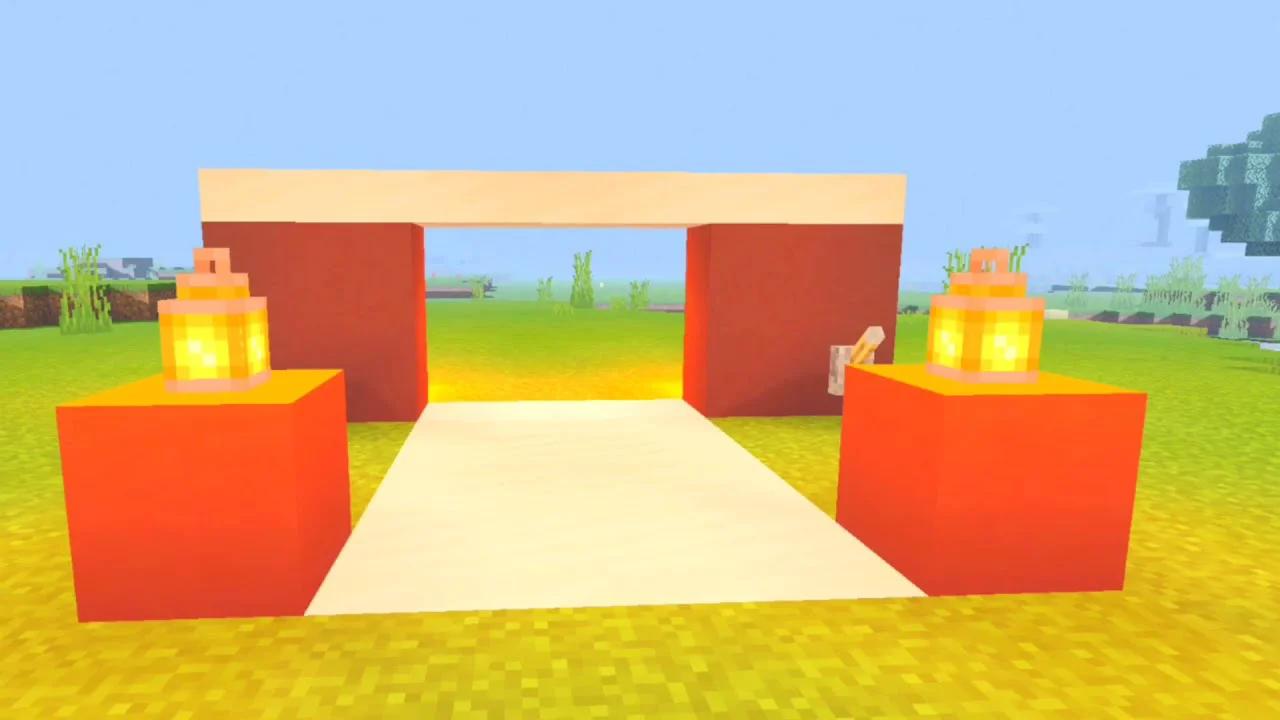 Minecraft: 4 simple buildings using Redstone.