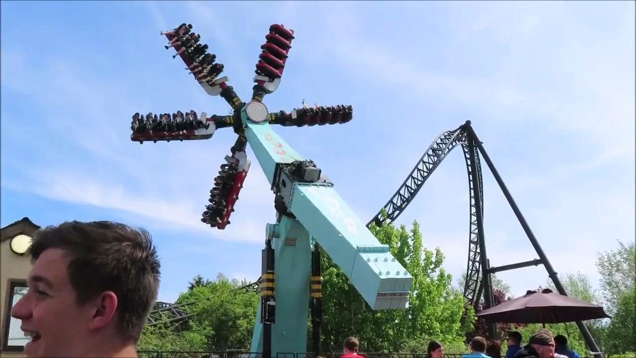 Samurai At Thorpe Park - Full Ride Cycle Off-Ride - Mondial Top Scan ...