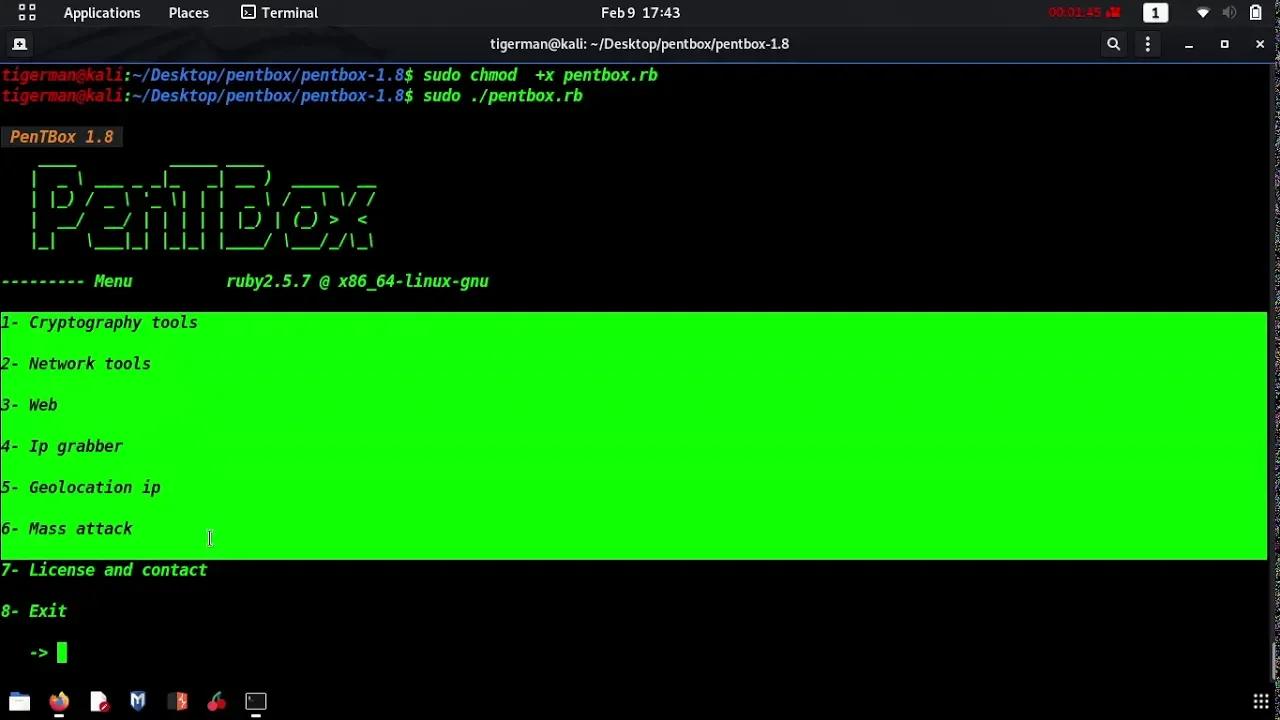 Pentbox Honeypot Installation On Kali Linux And Detecting The Intrusions