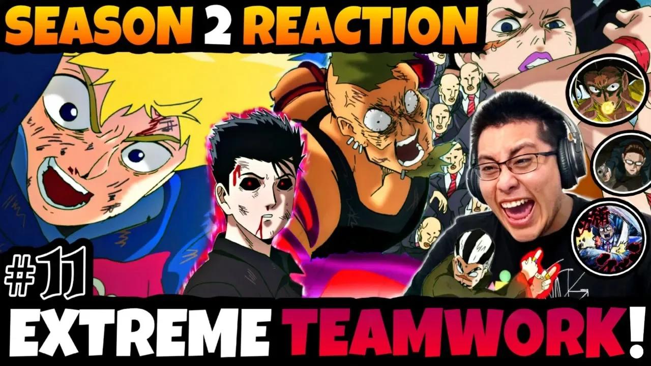 SHIMAZAKI FIGHT 💥 HAGAMOS RUIDO 🔥 MOB PSYCHO 100 S2 EP11 REACCIÓN ...