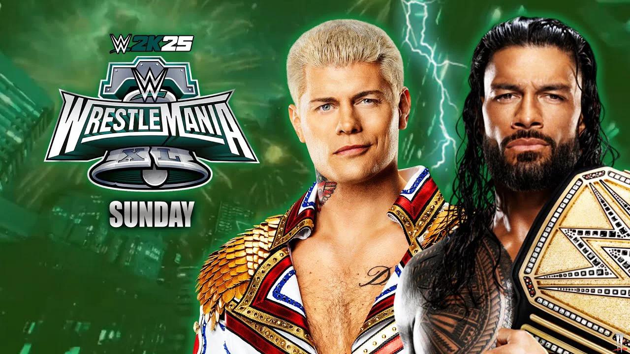 #WWE2K25 MODE UNIVERS | WWE WRESTLEMANIA XL SUNDAY [FR]