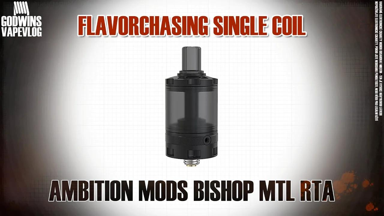 AMBITION MODS BISHOP MTL RTA - Recenze - High End Atty