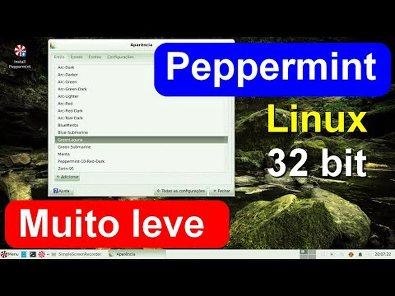 Novo Peppermint 11 Linux 32 bit base Debian. Lançamento da nova versão ...