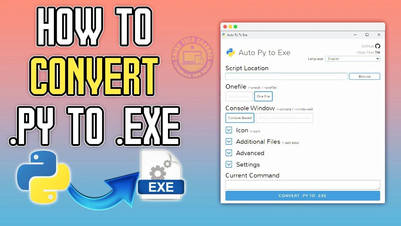 How to Convert a Python Script to an Executable File | PY To EXE