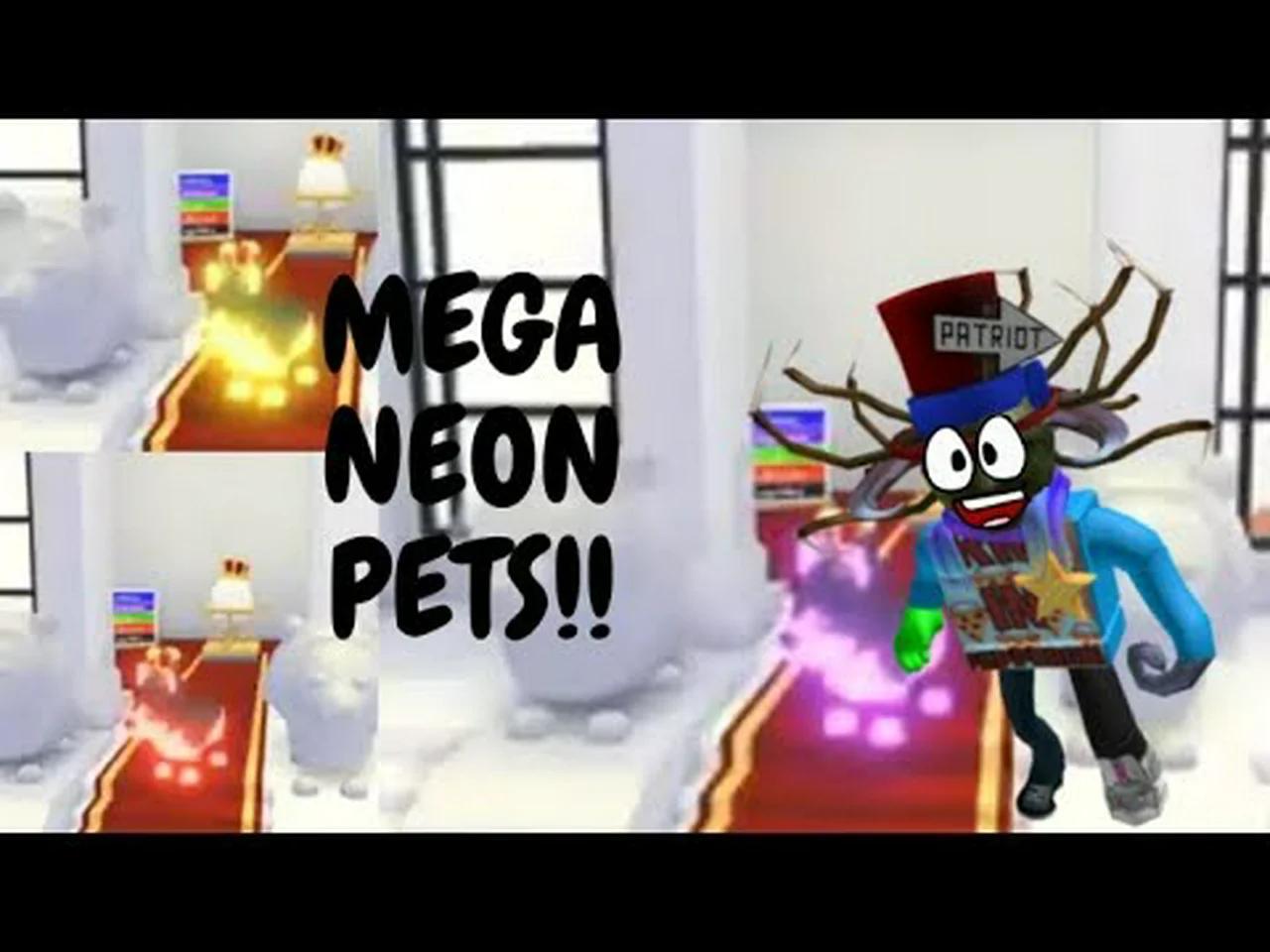 Adopt me! Making Neon pets!