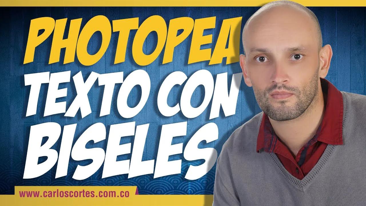 🚀 Photopea. Textos con biseles
