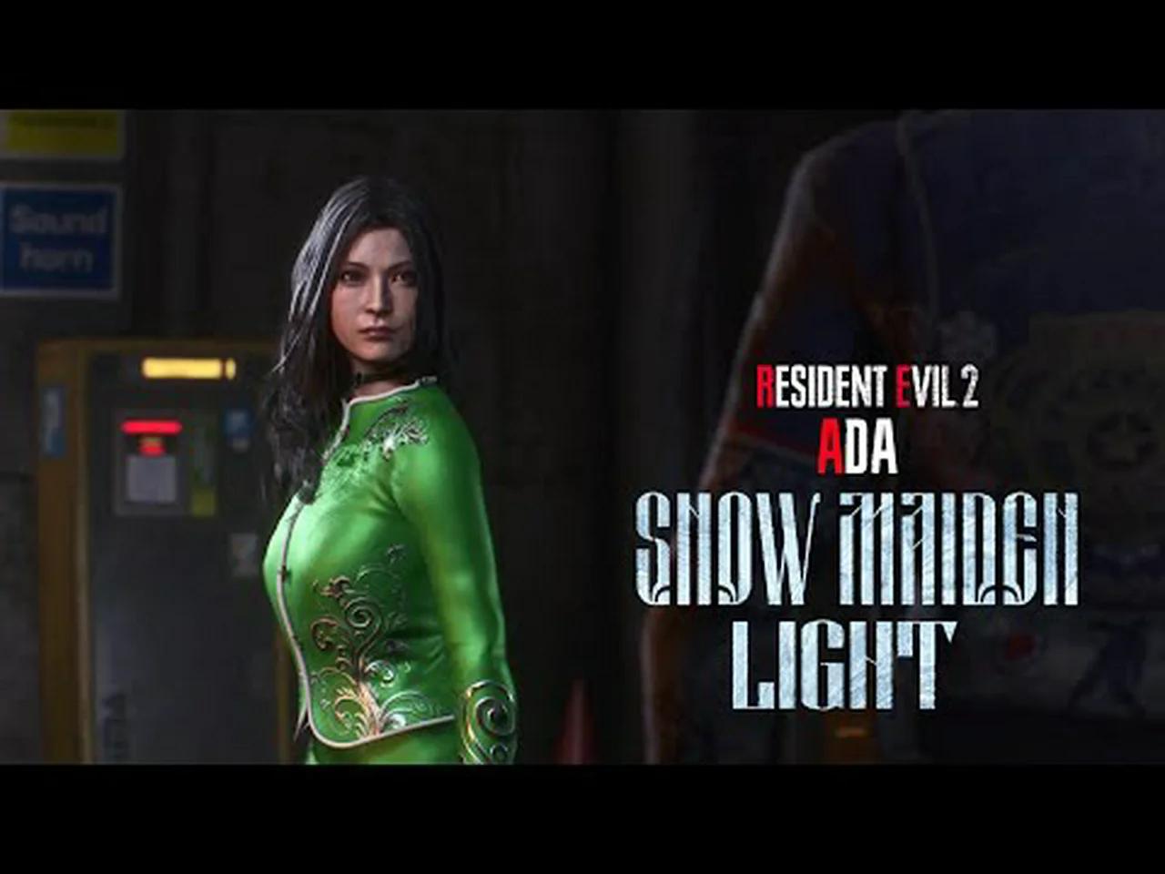 Resident Evil 2 Remake Ada Snow Maiden Light outfit